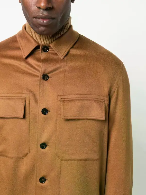 Zegna Alba Oasi Shirt Jacket - Brown