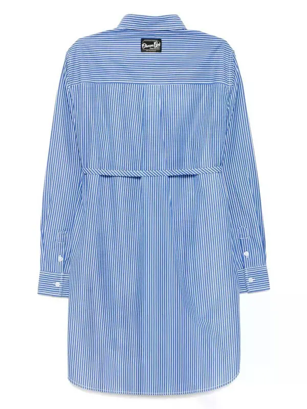 CHOCOOLATE Striped Shirt Dress
