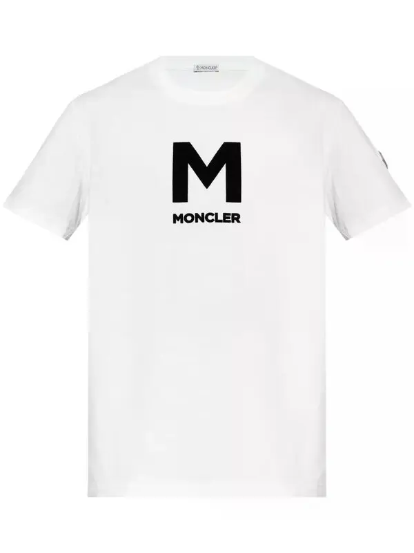 Moncler Logo-print Cotton T-shirt - White