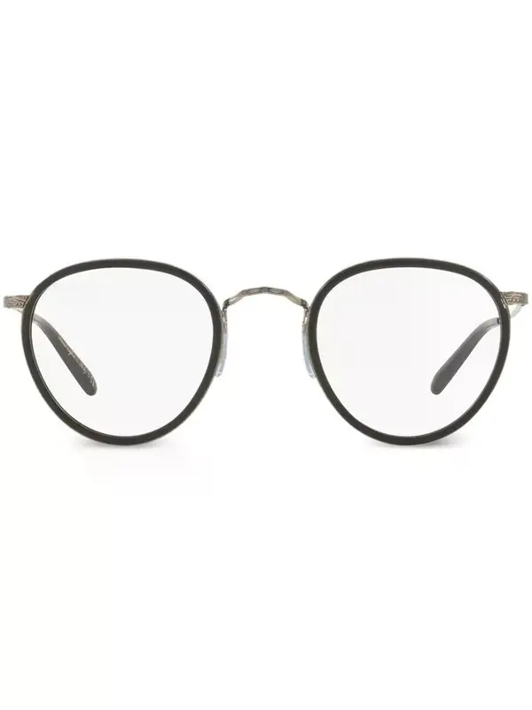 Oliver Spencer Round-frame Glasses - Black