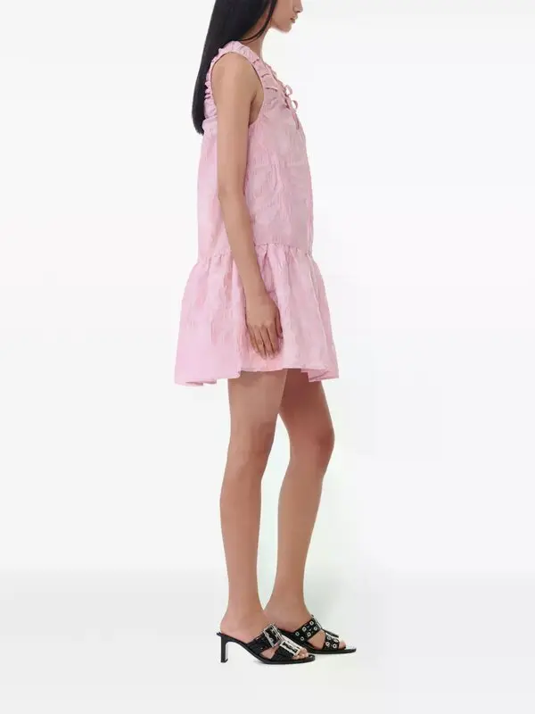 GANNI Patterned Sleeveless Dress