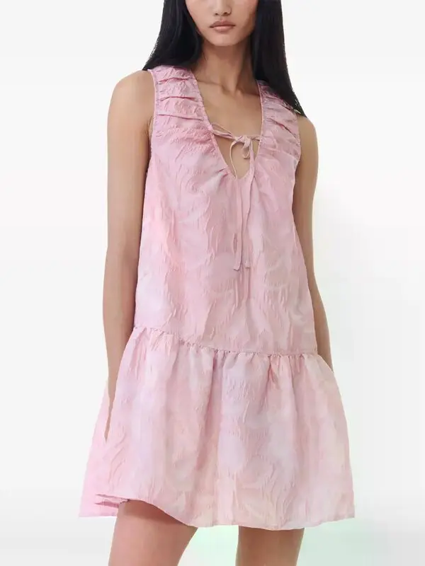 GANNI Patterned Sleeveless Dress