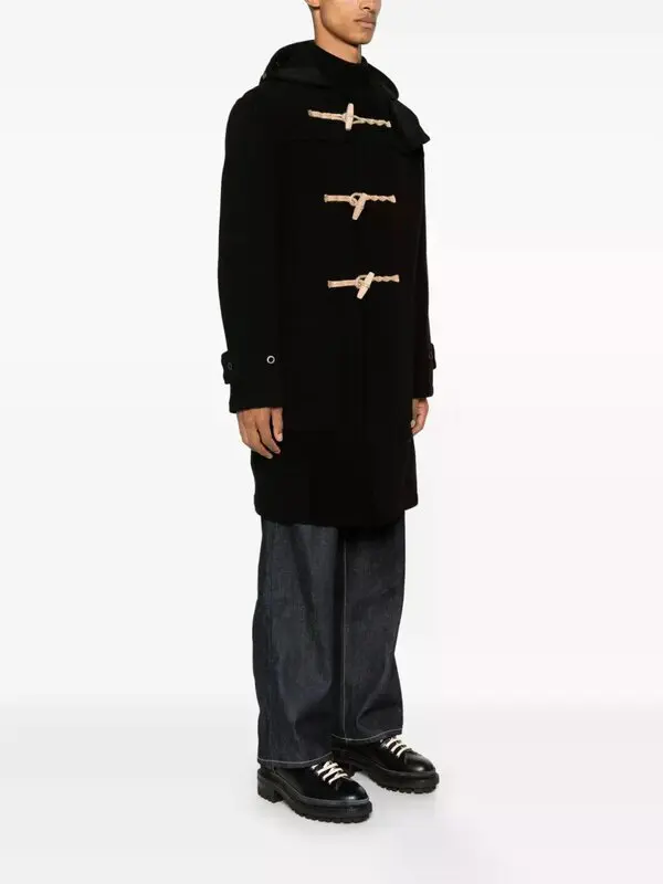 Gloverall Monty Duffle Coat - Black