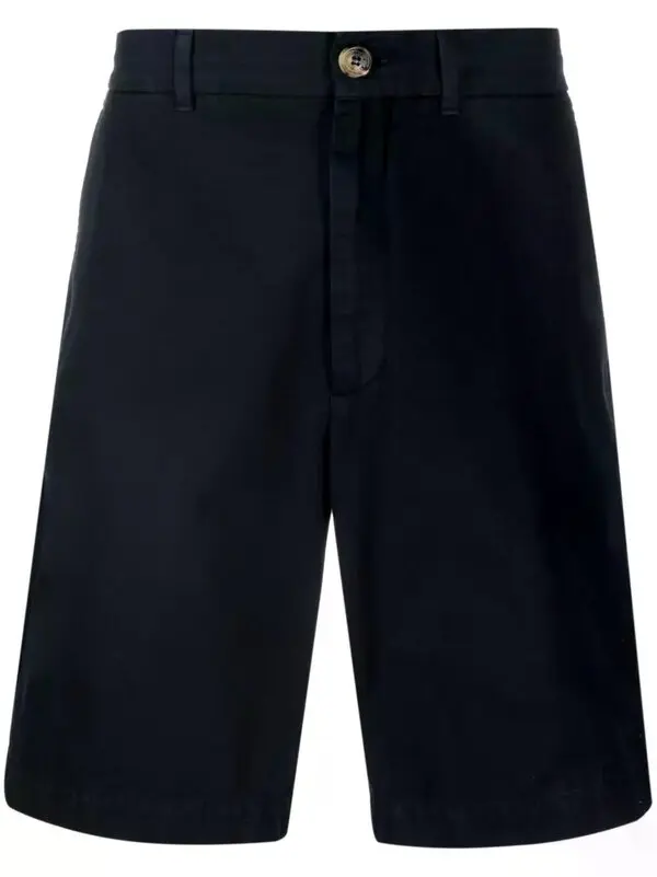 Brunello Cucinelli Knee-length Twill Bermuda Shorts - Blue
