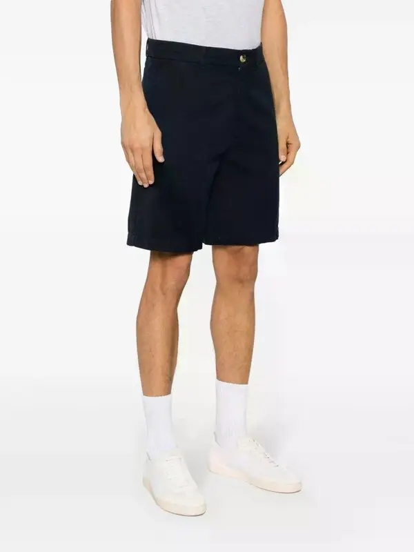 Brunello Cucinelli Knee-length Twill Bermuda Shorts - Blue