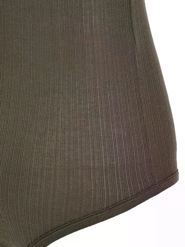 LEMAIRE Ribbed-knit Body - Brown