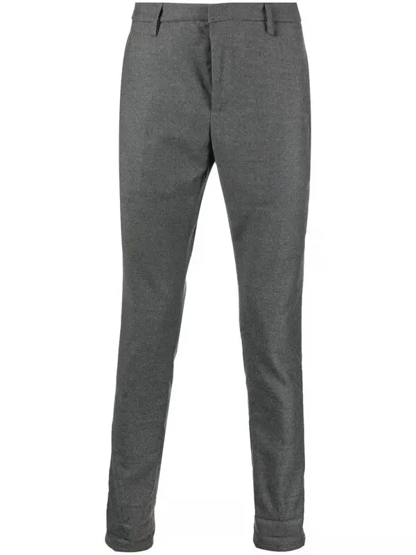 DONDUP Virgin Wool Tapered Trousers