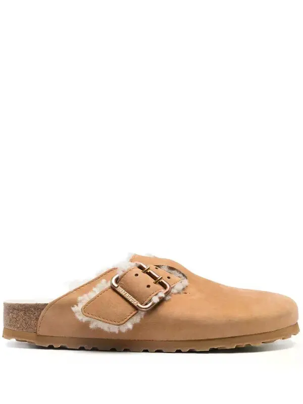 BIRKENSTOCK Boston Bold Slippers - Brown