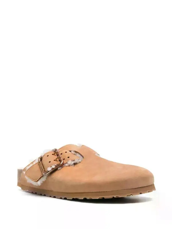 BIRKENSTOCK Boston Bold Slippers - Brown