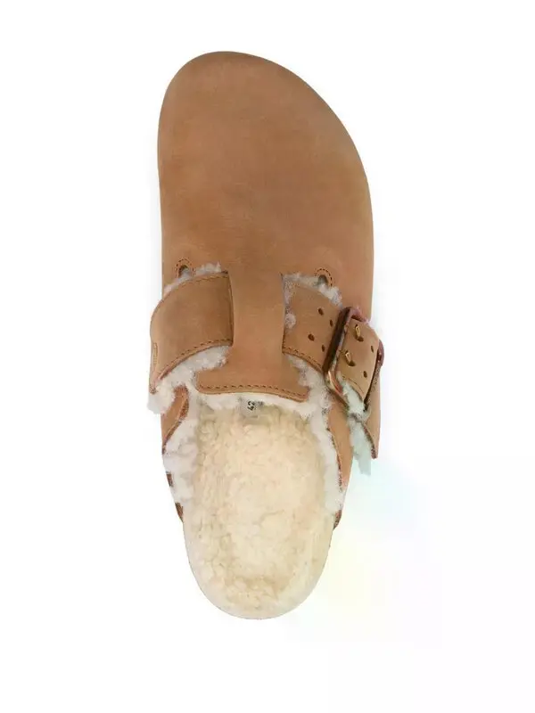 BIRKENSTOCK Boston Bold Slippers - Brown
