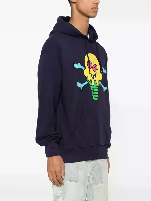 ICECREAM Cones And Bones Cotton Hoodie