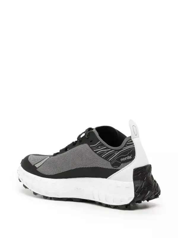 NORDA Chunky-sole Lace-up Sneakers - Black