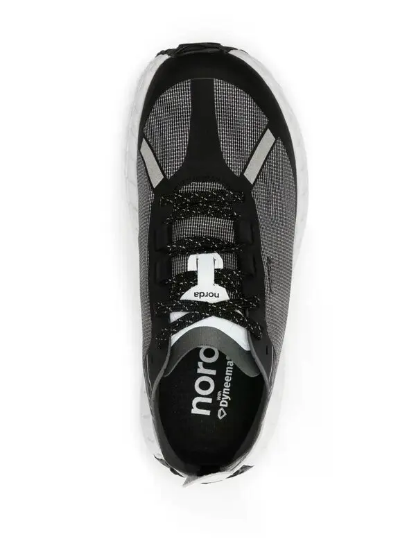 NORDA Chunky-sole Lace-up Sneakers - Black