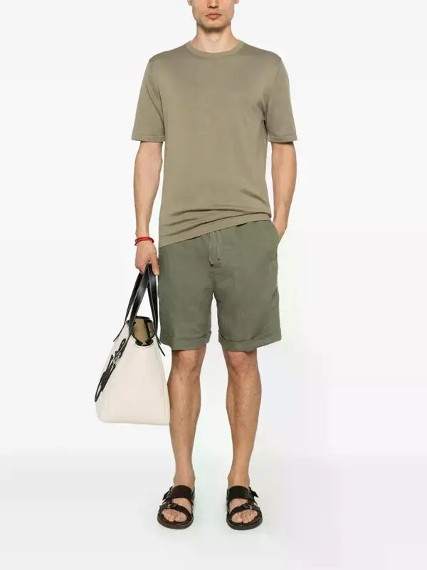 Sunspel Cotton Knit T-shirt - Green