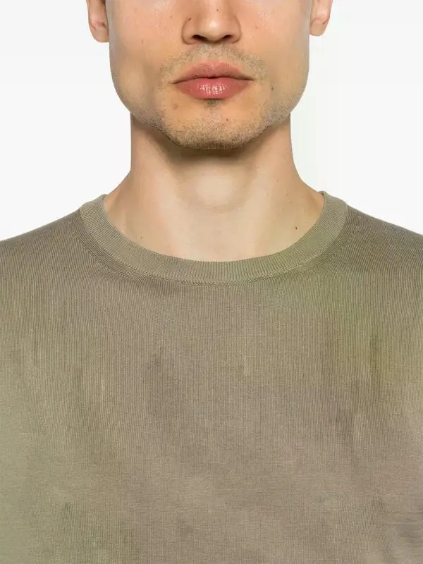 Sunspel Cotton Knit T-shirt - Green
