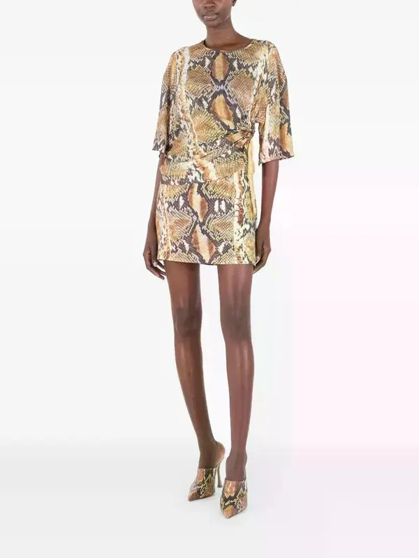 Roberto Cavalli Snakeskin-print T-shirt