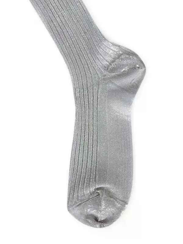 Prada Lurex Detailing Socks