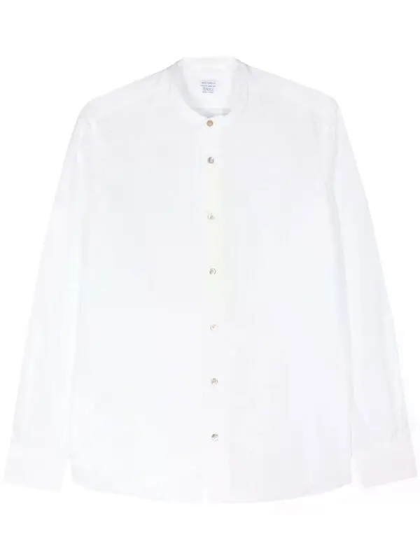 MAZZARELLI Textured-finish Cotton Shirt