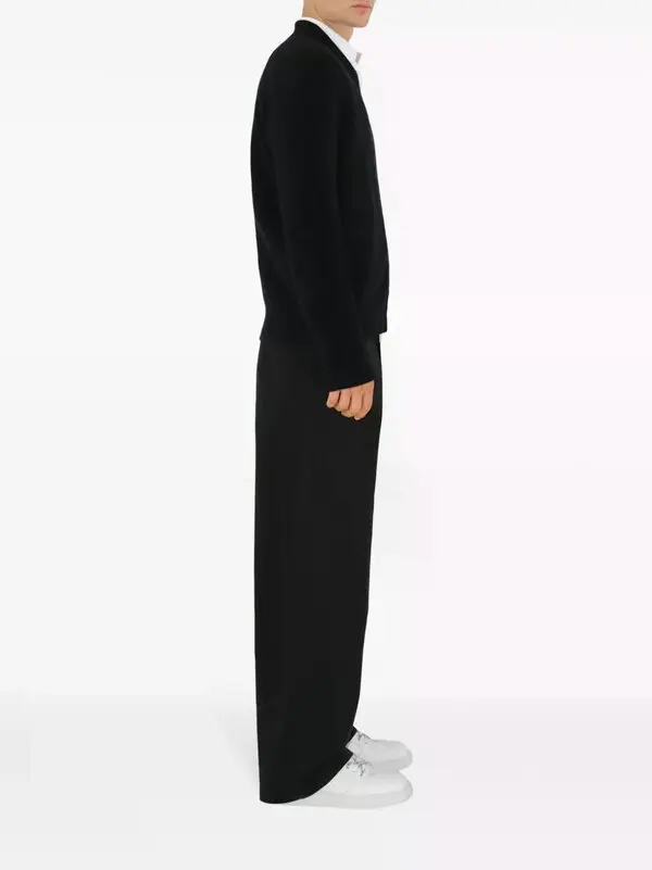 Burberry Shield Intarsia-knit Bomber Jacket