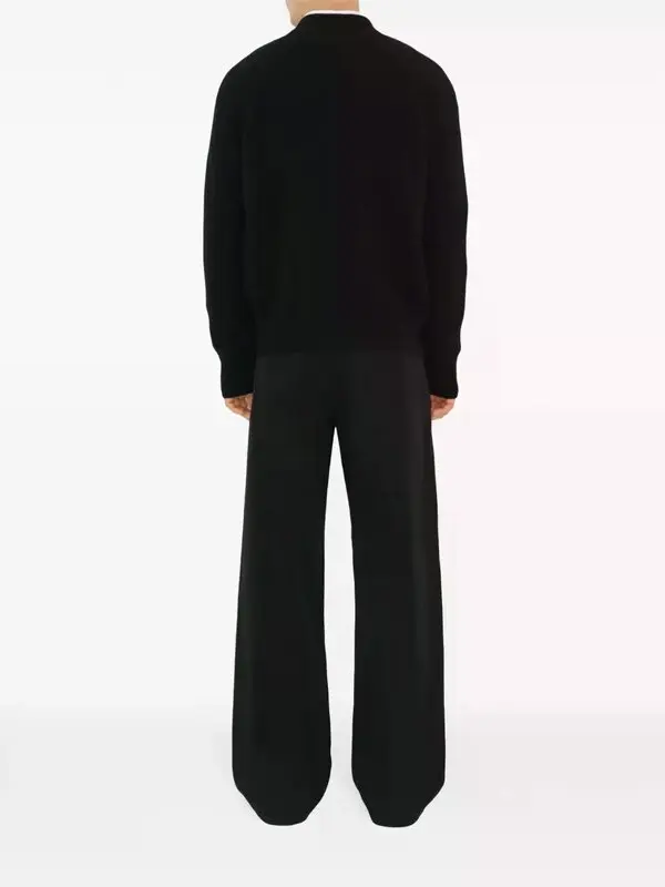 Burberry Shield Intarsia-knit Bomber Jacket