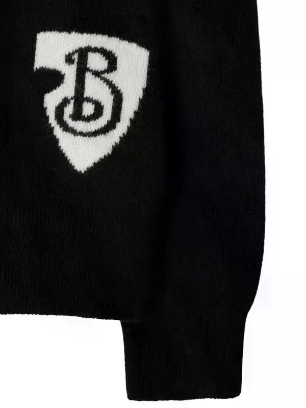Burberry Shield Intarsia-knit Bomber Jacket