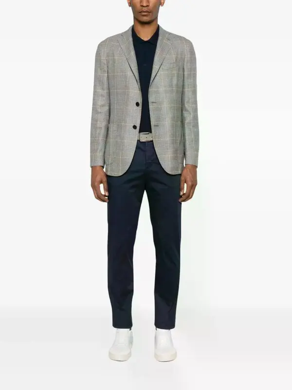 Kiton Logo-patch Trousers