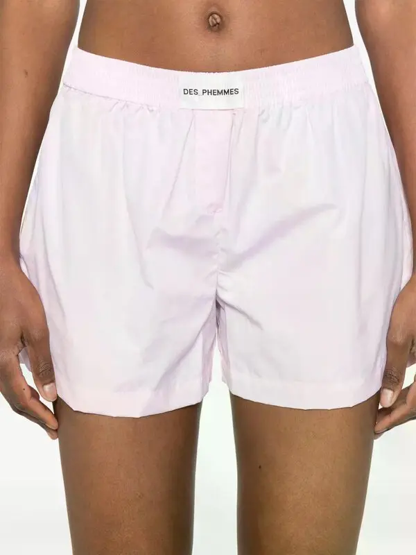 DES_PHEMMES Cotton Boxer Shorts - Pink