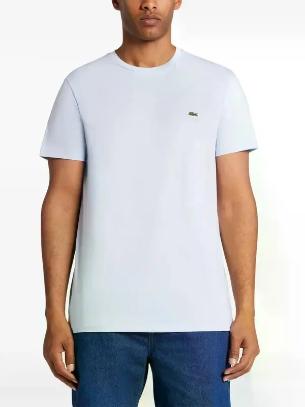Lacoste Logo-patch Cotton T-shirt - Blue