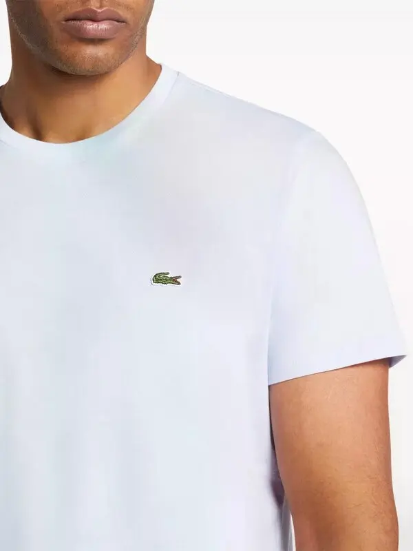 Lacoste Logo-patch Cotton T-shirt - Blue