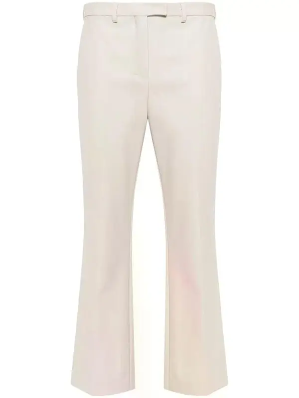 Max Mara Pressed-crease Flared Trousers