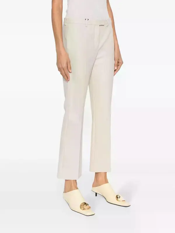 Max Mara Pressed-crease Flared Trousers