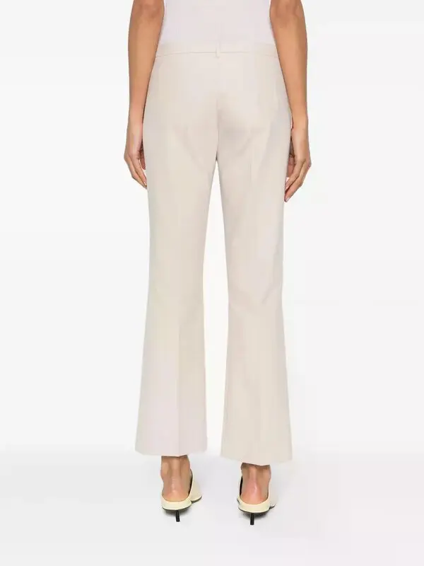Max Mara Pressed-crease Flared Trousers