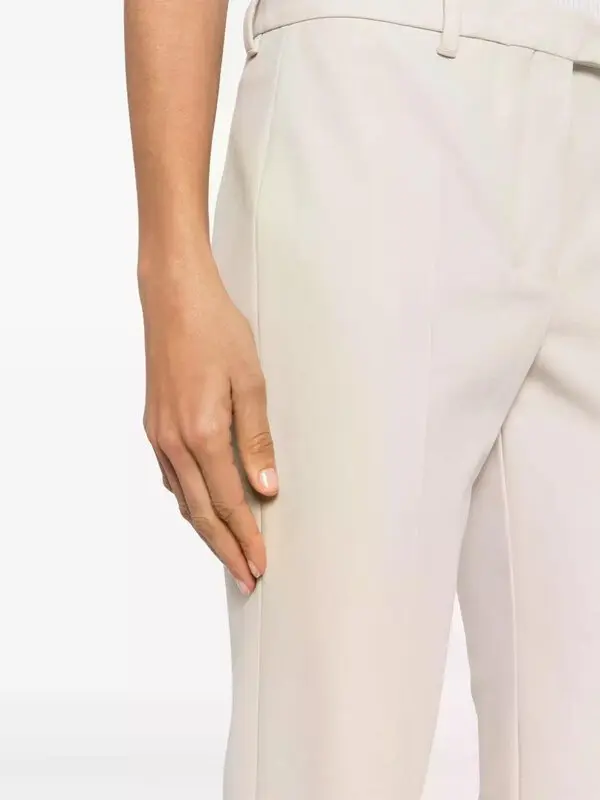 Max Mara Pressed-crease Flared Trousers