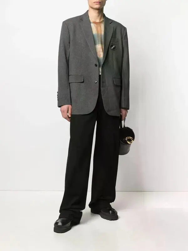 We11Done Notched-lapels Single-breasted Blazer