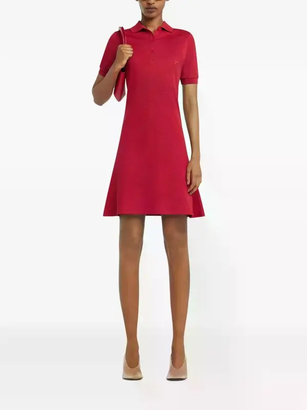 COURREGES Polo-collar Mini Dress