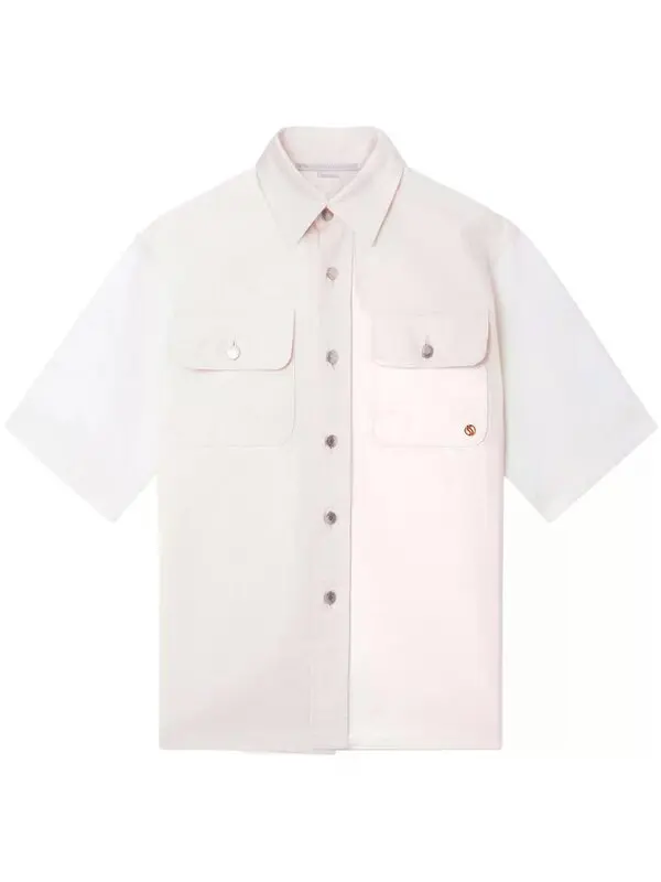 Stella McCartney Utility Short-sleeved Denim Shirt