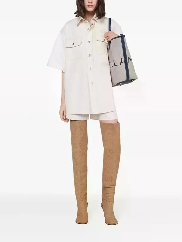 Stella McCartney Utility Short-sleeved Denim Shirt