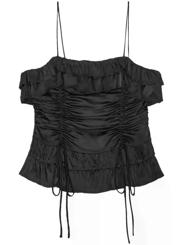 GANNI Draped Top