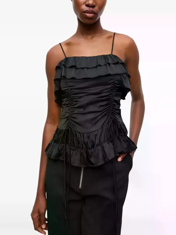 GANNI Draped Top
