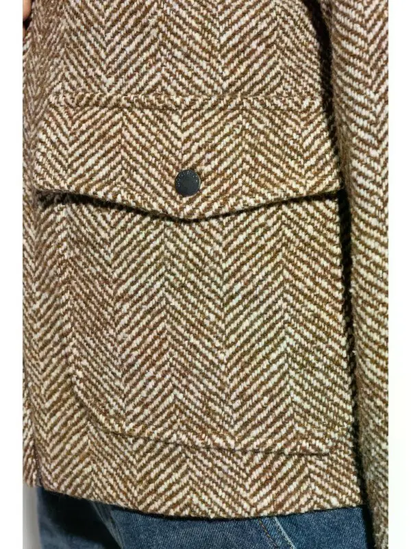 Woolrich Herringbone Jacket - Brown