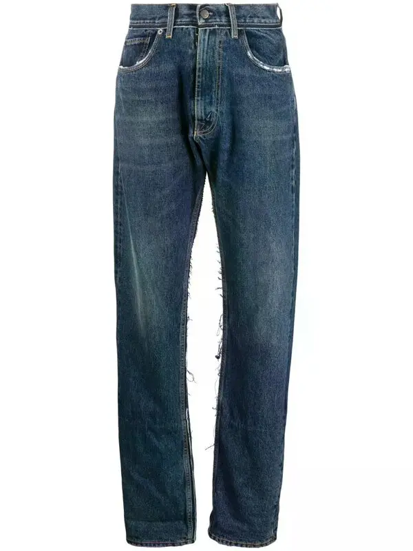 MAISON MARGIELA Ripped Straight-leg Jeans