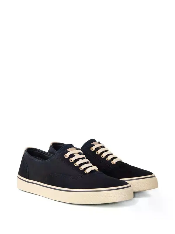 Brunello Cucinelli Leather Sneakers - Blue