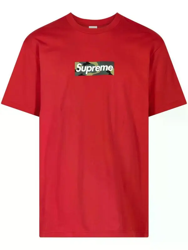 Supreme Box Logo Cotton T-shirt - Red