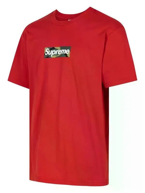 Supreme Box Logo Cotton T-shirt - Red