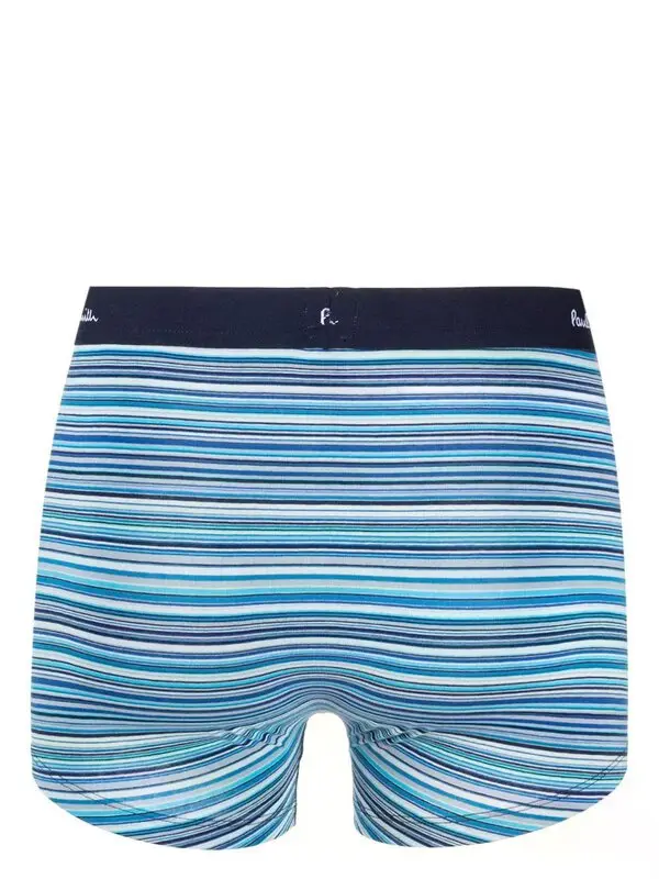 Paul Smith Logo-waistband Striped Boxers