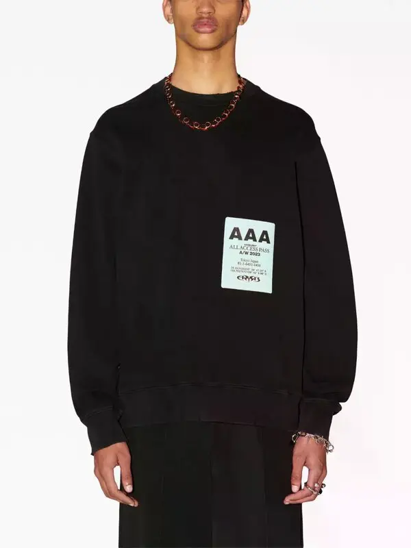 AMBUSH Cotton Sweatshirt With Patch Detail