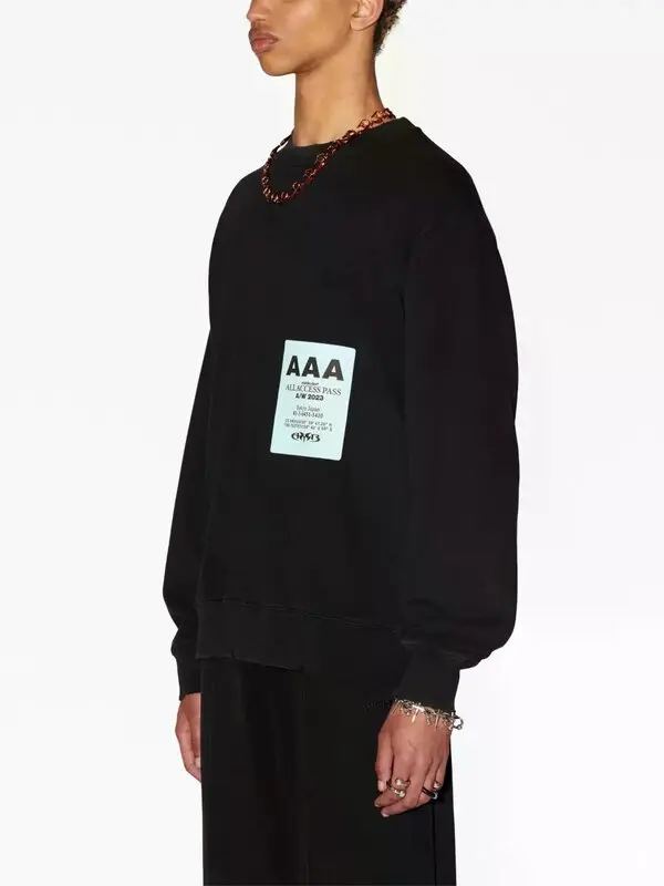 AMBUSH Cotton Sweatshirt With Patch Detail