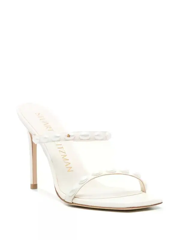 STUART WEITZMAN 100mm Leather Mules