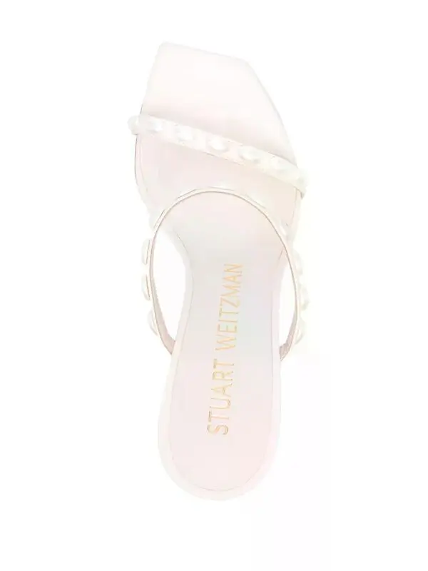 STUART WEITZMAN 100mm Leather Mules