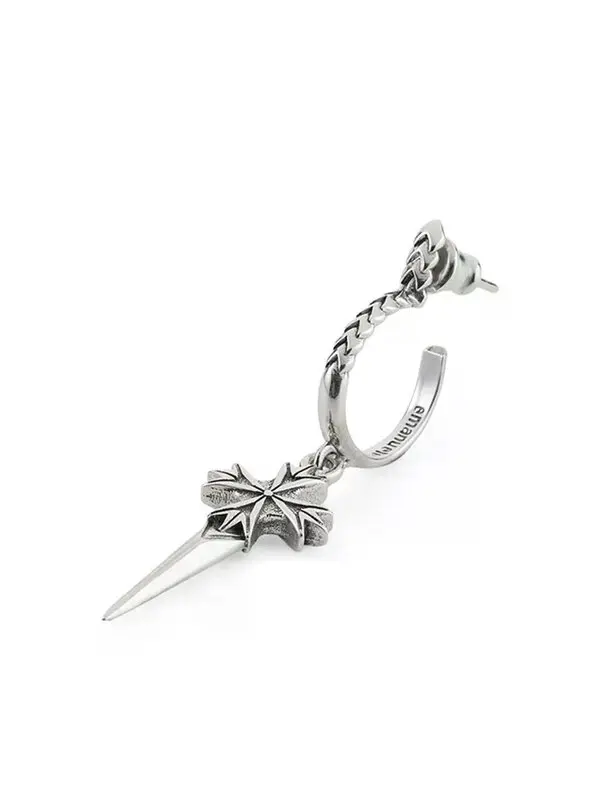 Emanuele Bicocchi Pugnale Single Earring - Silver